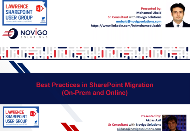 Best Practices in SharePoint Migration webinar series summary | Nate Chamberlain